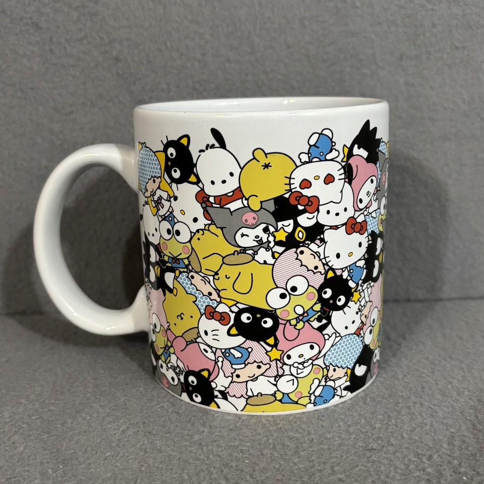 New Sanrio Hello Kitty & Friends Colorful Ceramic Mug Cup 20oz Kawaii ...
