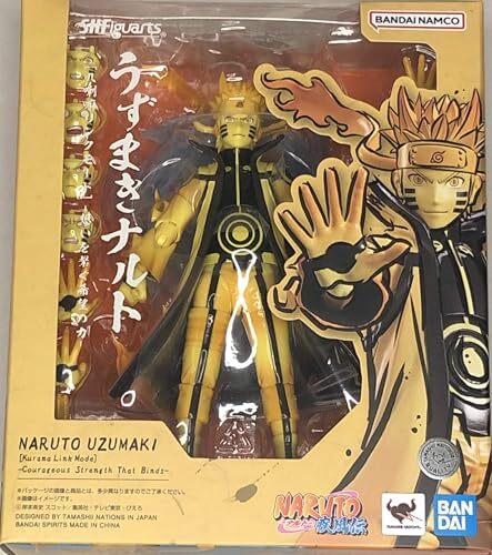 Naruto SHFiguarts Naruto Uzumaki Kurama Link Mode Courageous Strength ...