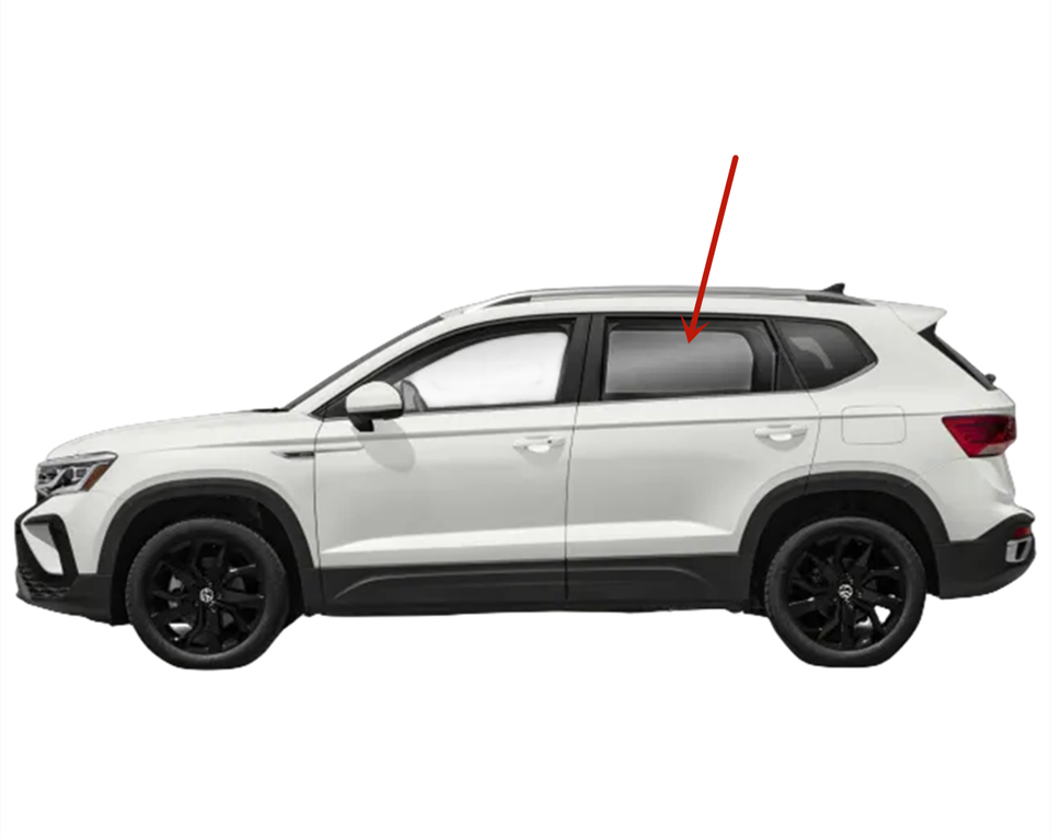 Fit 2022-2025 Volkswagen Taos Driver Left Side Rear Door Window Door ...