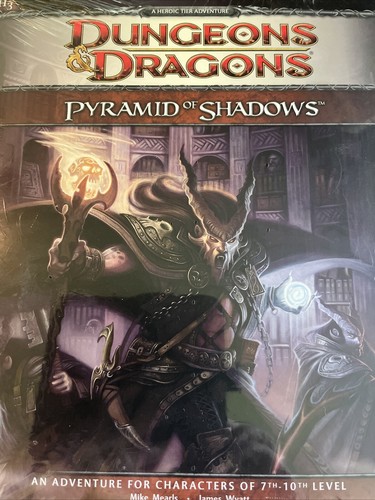 Pyramid of Shadows : Adventure H3 D&d Adventure DND 4E. New Sealed ...