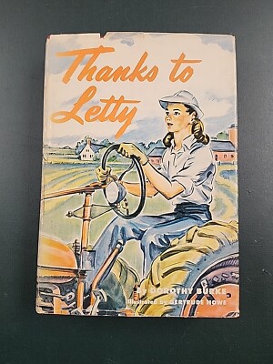 1952 "Thanks To Letty" By Dorothy Burke, Vintage Rand McNally Hardcover ...