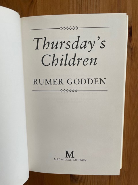 Thursday's Children by Rumer Godden (Hardcover, 1984) for sale online ...
