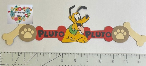 Pluto Disney Premade Scrapbook paper piecing border | eBay