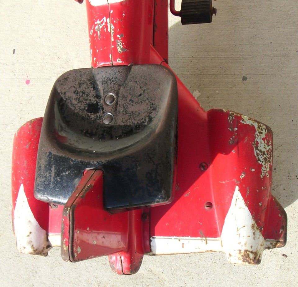 RARE Vintage Unrestored MURRAY Atomic Missile Rocket Ship Ride On Pedal ...