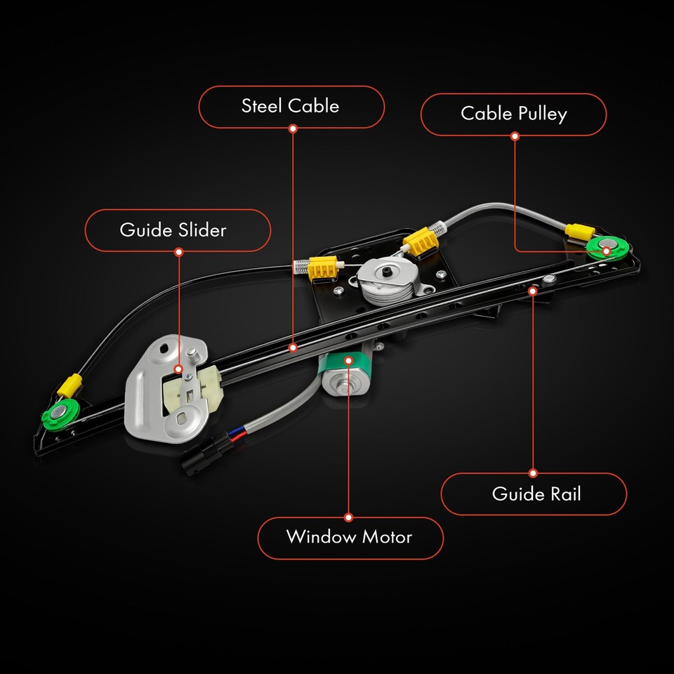 Rear Right Electric Window Regulator with Motor for Dacia Duster ...