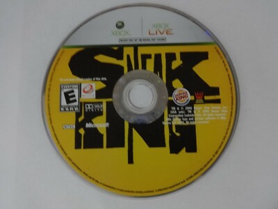 Burger King Sneak King Microsoft Xbox 360 Game Disc Only Free Ship | eBay