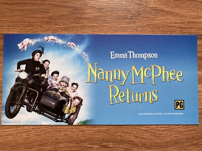 🌟 Nanny McPhee Returns - Movie Theater Mylar / Poster - 6x13 | eBay