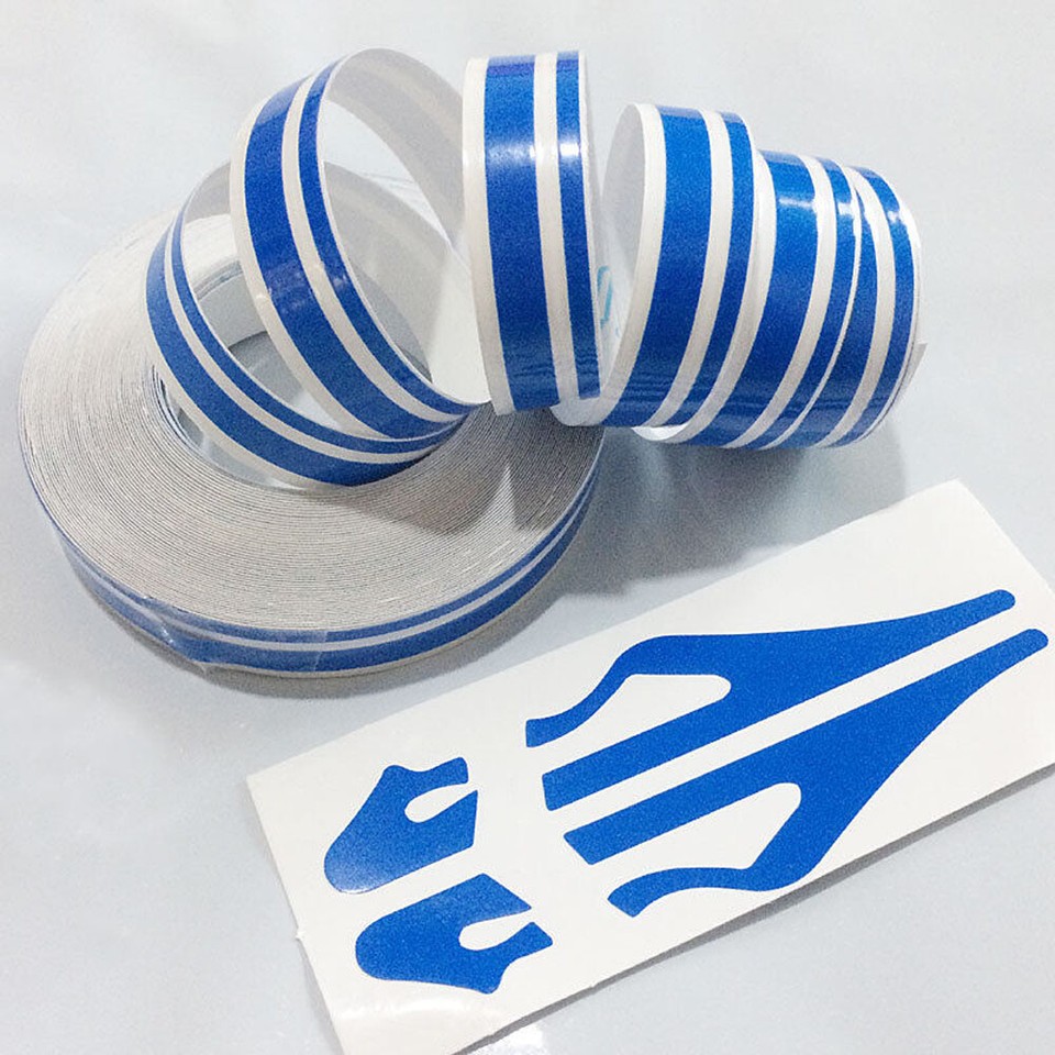 Car Universal 1/2" Vinyl Pinstriping Pin Stripe Tapes Decal Double Line ...