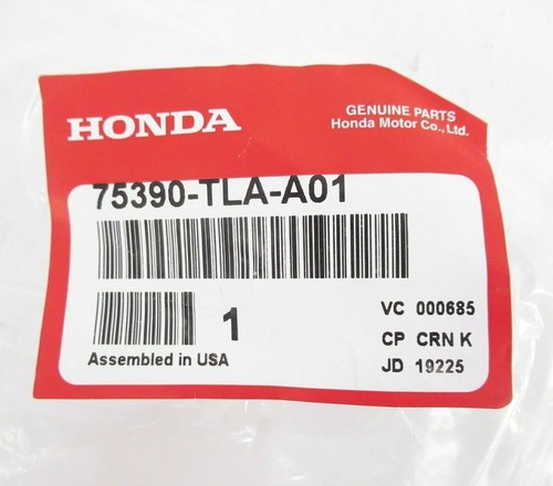 Genuine Oem Honda 75390-TLA-A01 PASAJERO RUEDA TRASERA apertura de ...