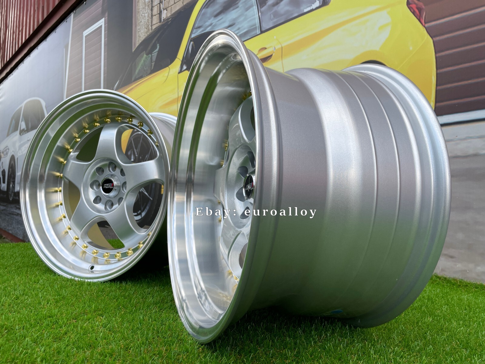 4 x 17 Inch 4x100/4X108 Work S1 Style Silver Wheels: Fits For BMW E30 ...
