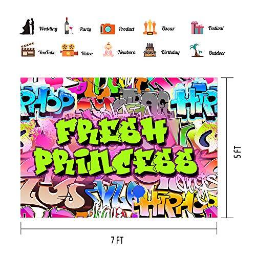 Fresh Princess Backdrops for Photography 7x5FT Hip Pop Graffiti Photo ...