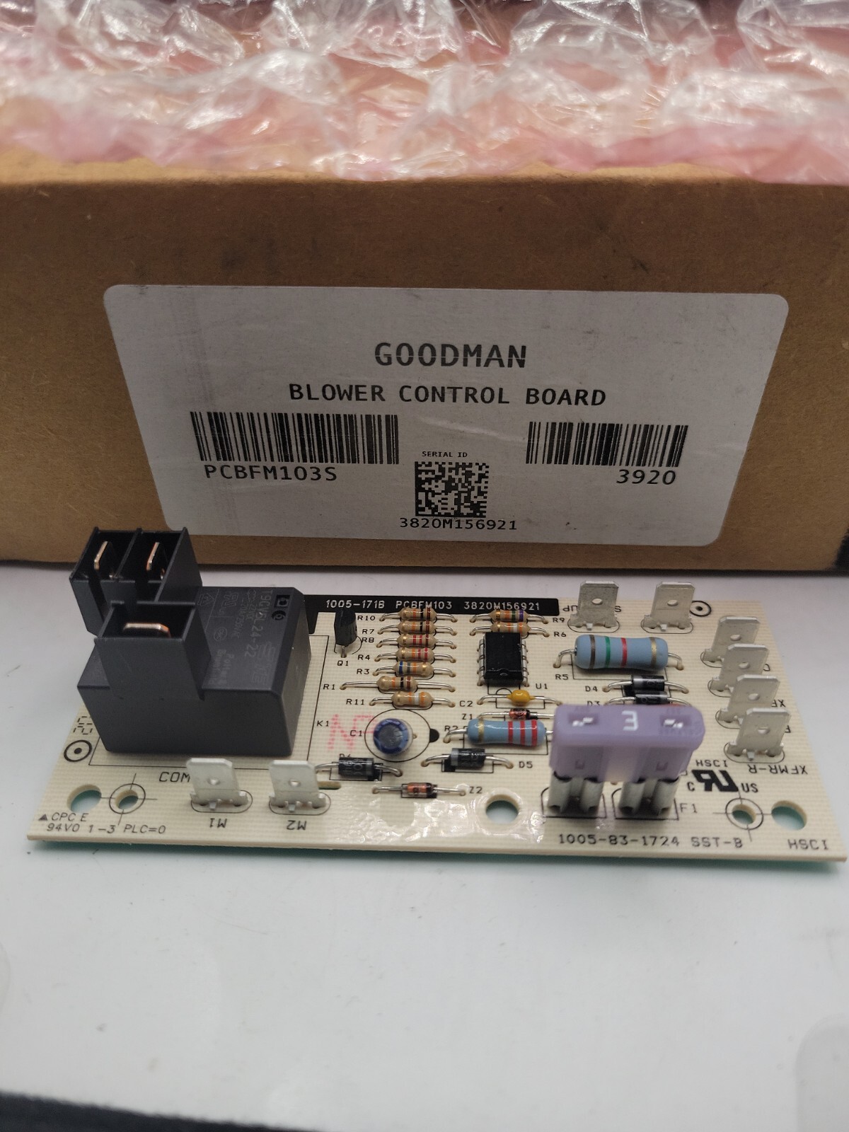 Genuine Goodman PCBFM103S Fan Blower Control Board New Free Shipping ...