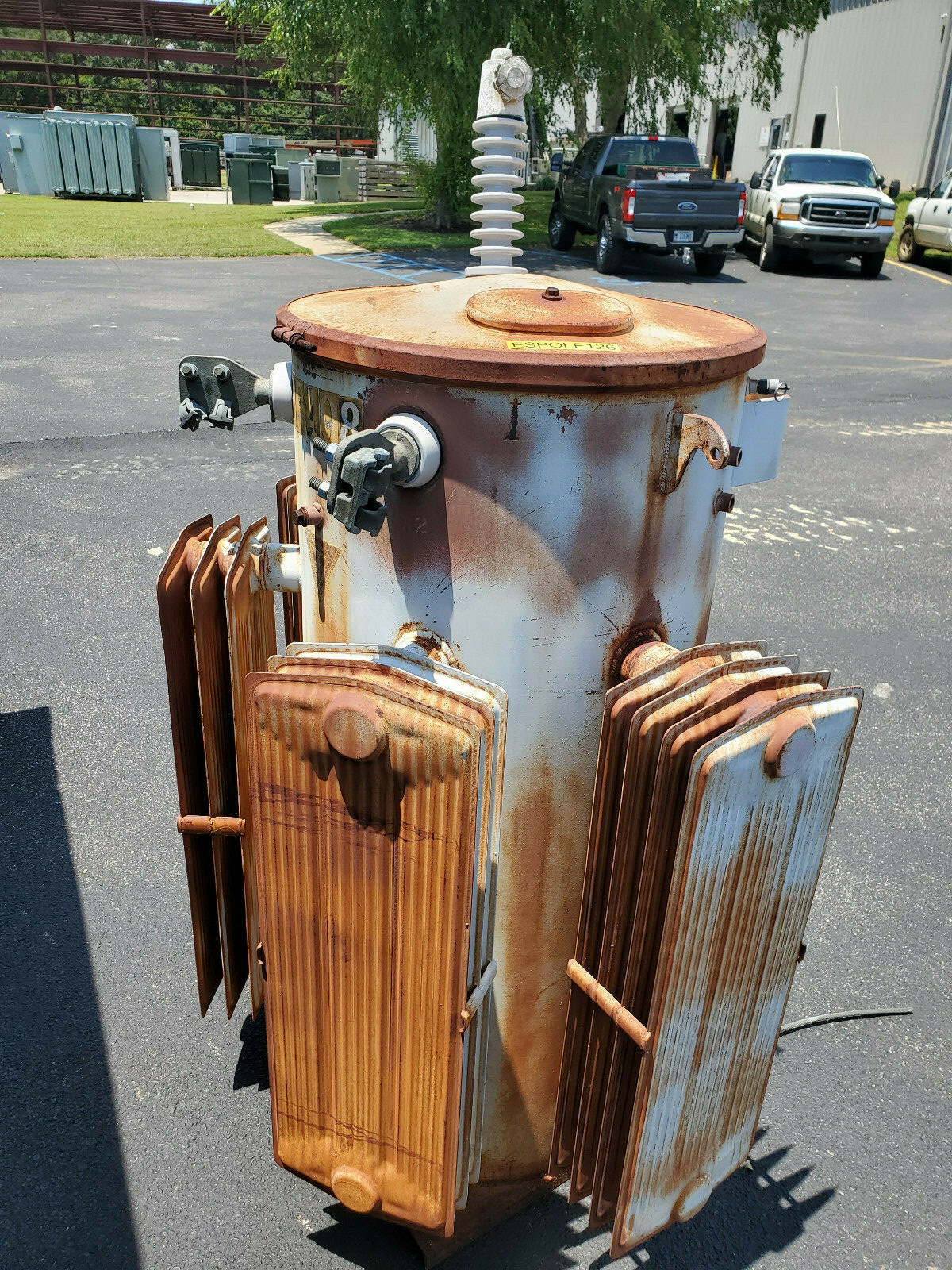 VanTran 333 kVA Pole Mount Transformer 34500 GY 19920 - 277, Single ...