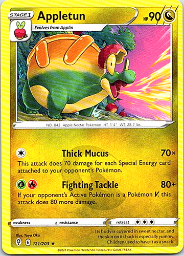 Appletun 121/203 Pokemon Evolving Skies Regular Light Play | eBay