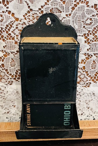Vintage Metal/Cast Iron Match/Match Box Holders Wall Mount SOLD ...