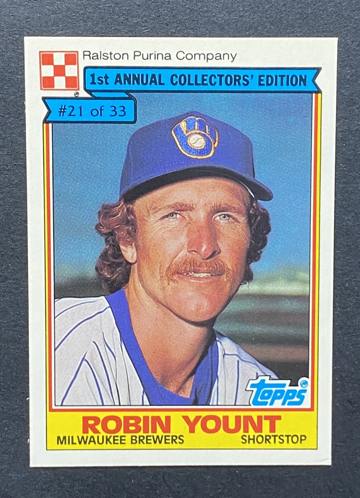 1984 Topps Ralston Purina - #21 Robin Yount NM-MT | eBay