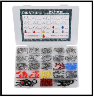 500Pcs Connector Pins Kit Terminal Pin Automotive Car Electrical Pins ...