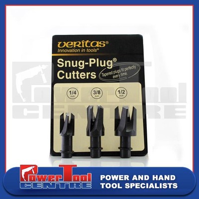 Veritas 510262 3 Piece Imperial Tapered Snug Plug Cutter Set | eBay