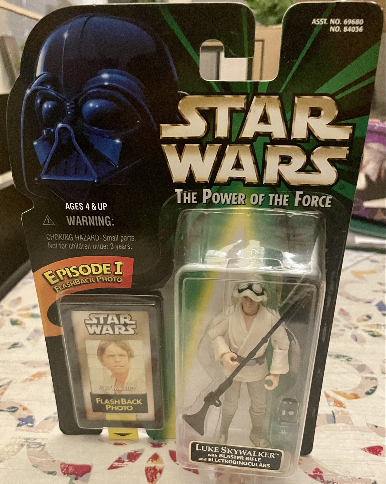 Star Wars Power Of The Force LUKE SKYWALKER Blaster Rifle Flashback ...