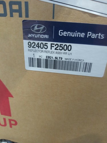 2017-2019 Hyundai Elantra NEW!! Left side Rear Reflector 92405-F2500 | eBay