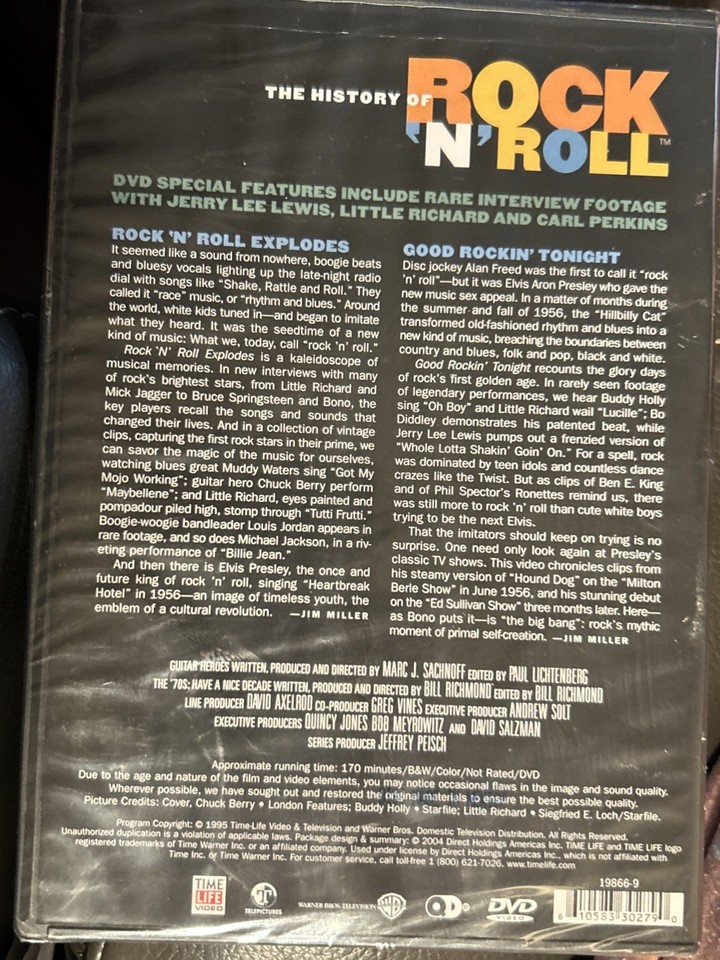 DVD The History Of Rock And Roll | eBay