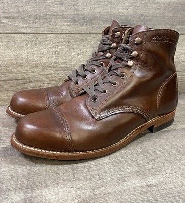 Wolverine 1000 Mile Cap Toe Boot Brown Casual Dress W08801 Mens Size 9 ...