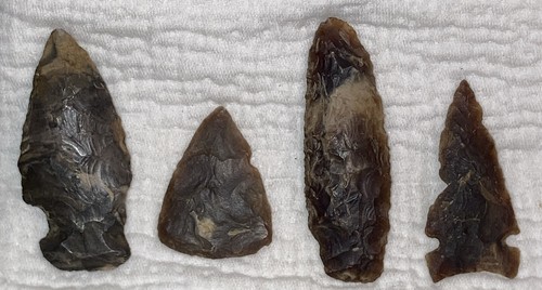 2.5” Fluted Clovis Point Paleo Old Indian Artifact Relic Arrowhead Lot 4 Georgia | eBay