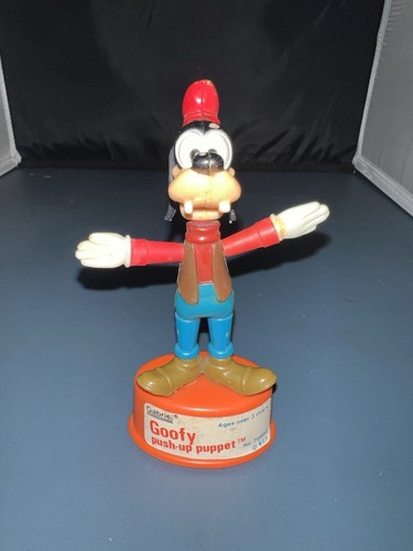 Vintage 1977 Walt Disney Gabriel Goofy Push-Up Puppet - WORKING | eBay