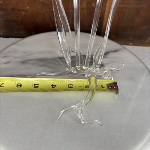 Vintage 1982 Michael Dorofee Handmade Art Glass Cattail Cat Tail 18.5 ...