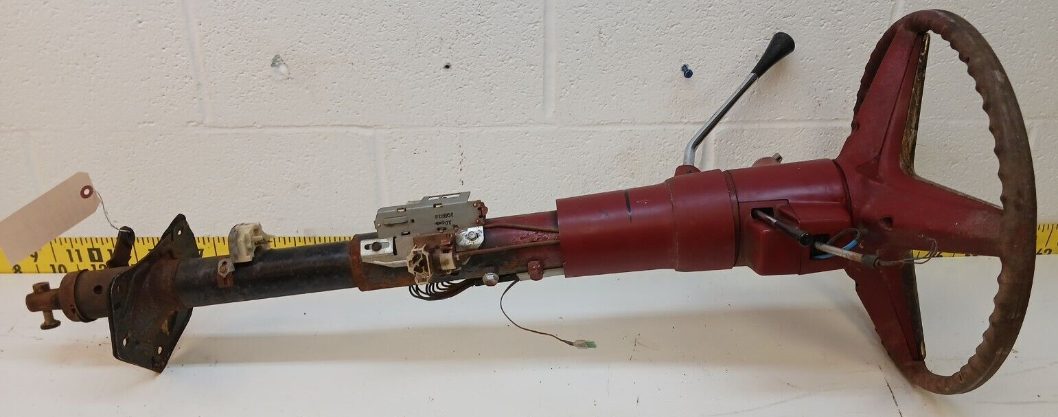 1969-1972 Pontiac GTO Lemans Steering Tilt Column & Wheel | Genuine OEM