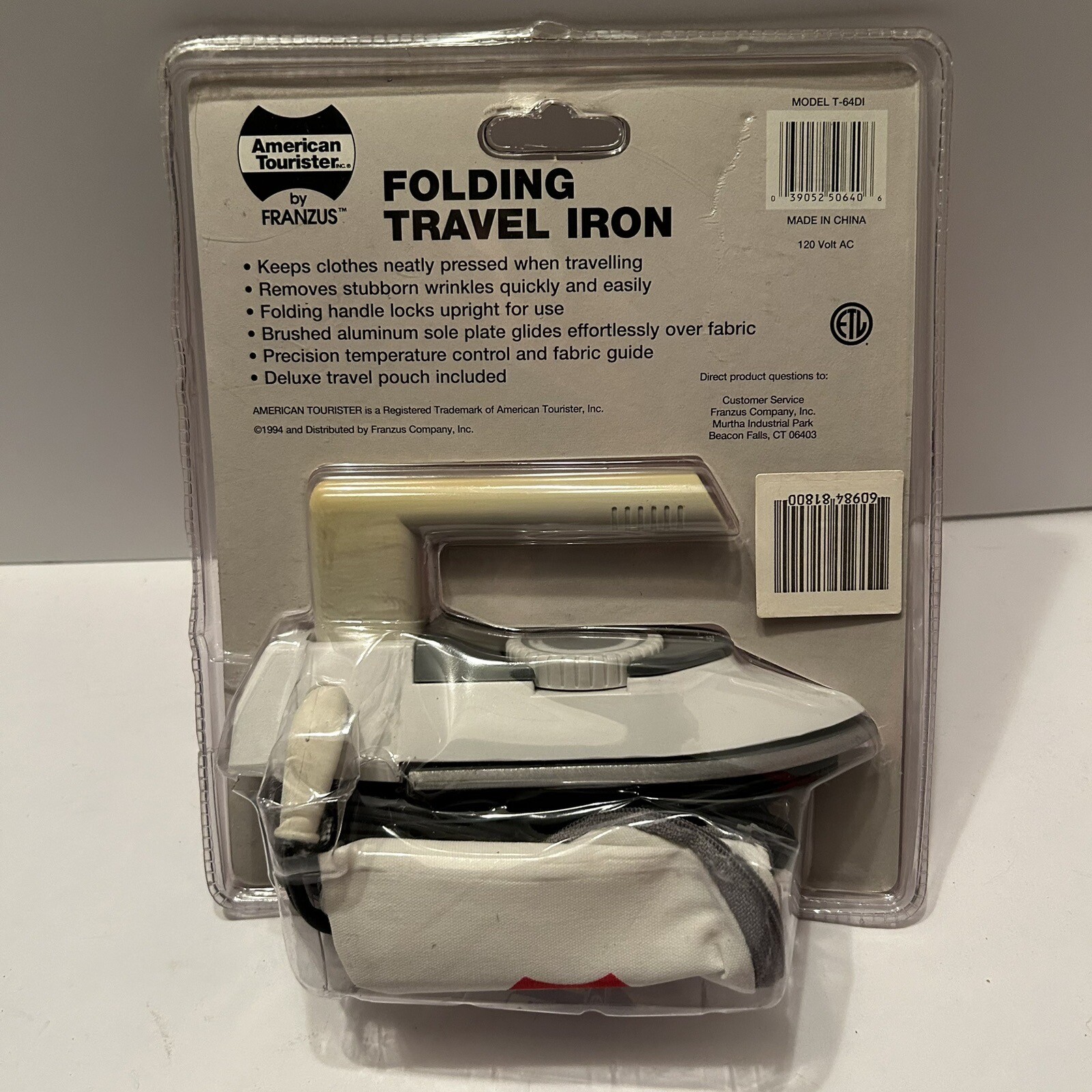 Folding Travel Iron, Vintage, New, Unopened $19.00 | eBay