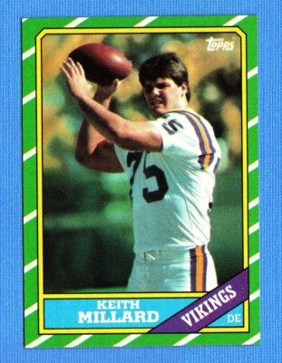 1986 Topps #299 Keith Millard NM Minnesota Vikings | eBay