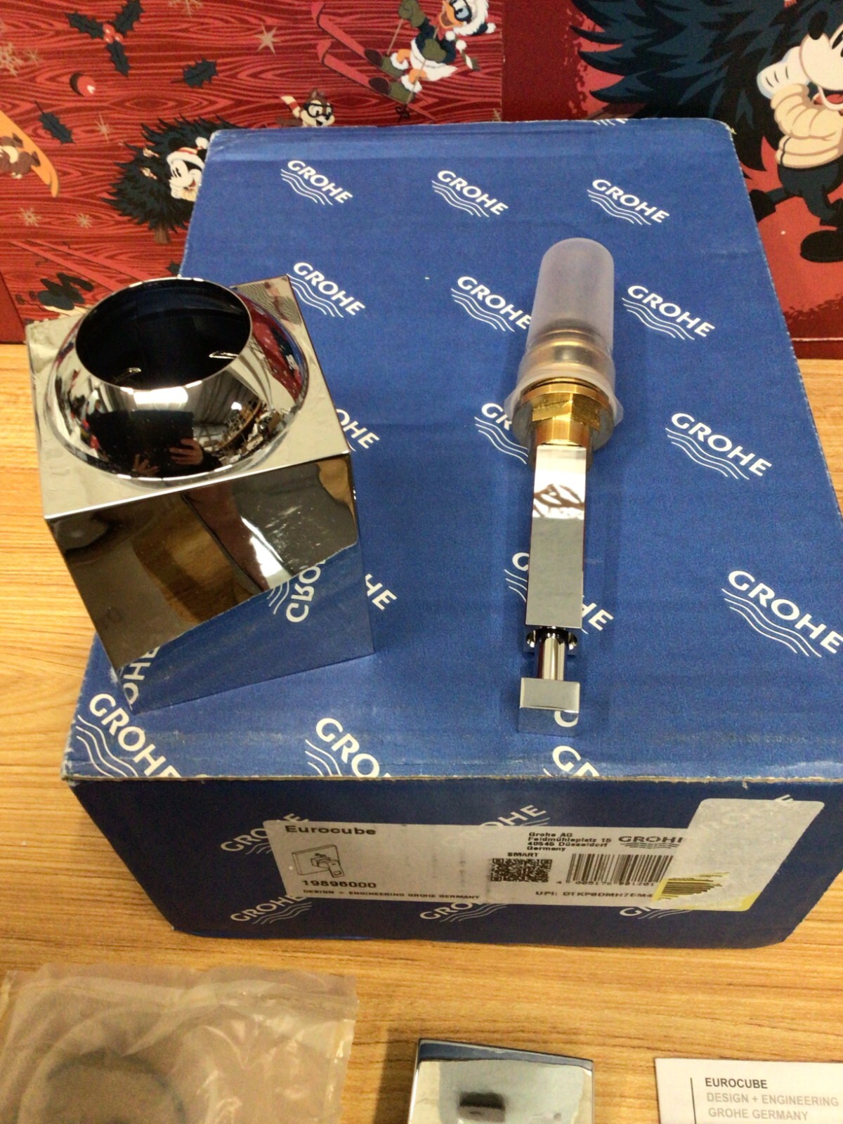 GROHE 19896000 Eurocube Single Lever Bath Shower Mixer Trim for sale ...