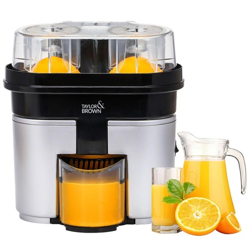 90W Electric Twin Citrus Squeezer Juicer Machine Juice Press Lemon ...