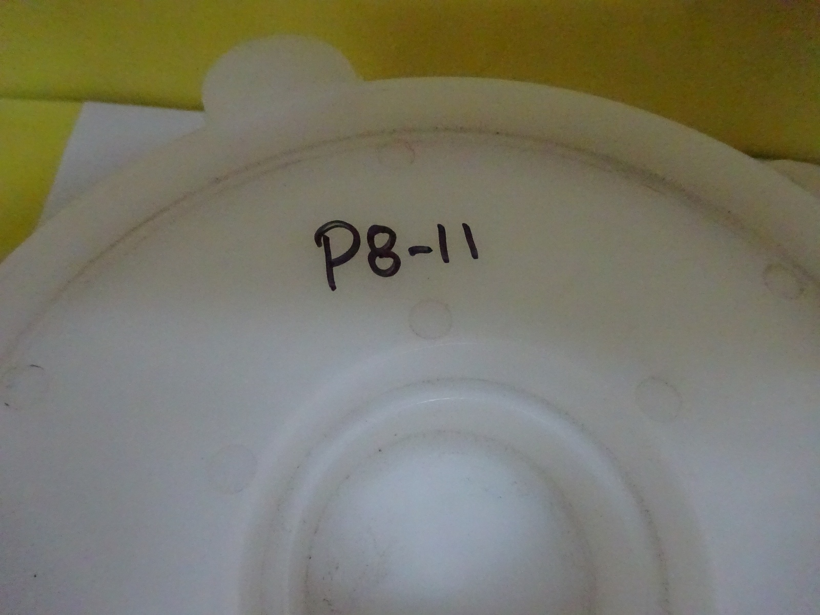 OPTICAL CONVEX CONCAVE DONUT FROSTED LENS MIL SPEC LASER OPTICS AS IS ...