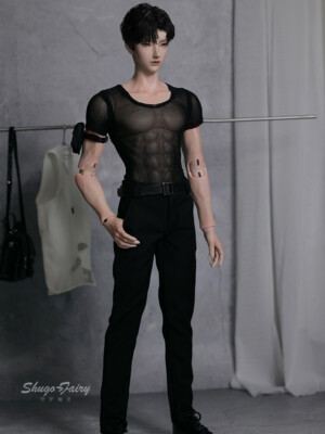 1/4 BJD Doll Muscle Boy Man Resin Male Body Ball Jointed Dolls Wig ...