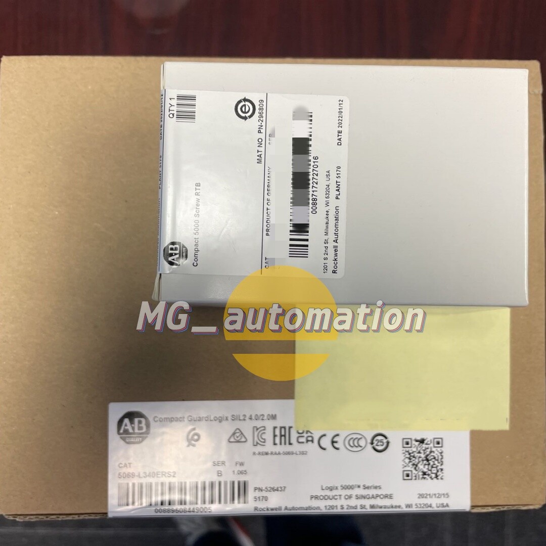 New AB 5069-L340ERS2 Compact GuardLogix SIL2 4.0/2.0M 5069L340ERS2 In ...