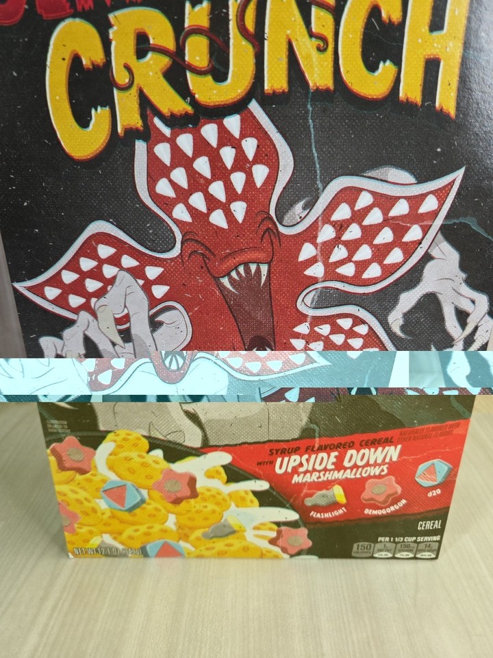 Kellogg's Stranger Things 2025 Demogorgon Crunch Cereal New sealed box ...