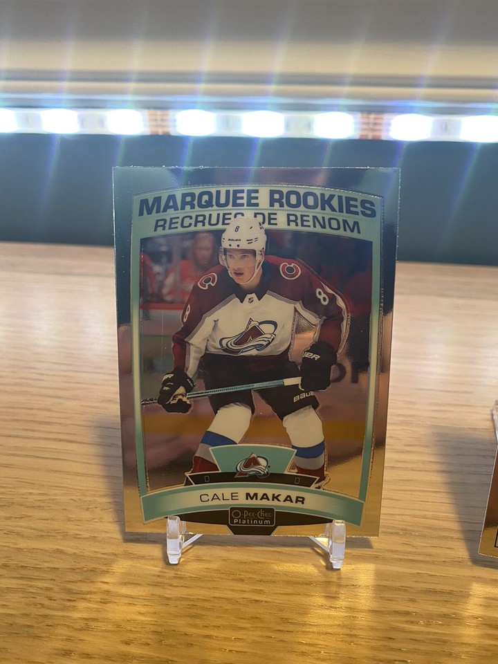 Two Card 2019-20 OPC Platinum Cale Makar Rookie Lot (Retro and Base ...