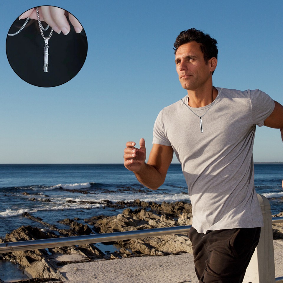 Quit Stop Smoking Vaping Breathing Necklace Breathlace Stress Anxiety ...