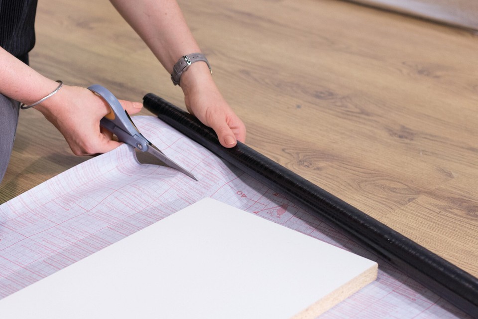 DC FIX BLACK ASH WOODGRAIN STICKY BACK PLASTIC SELF ADHSIVE VINYL ...