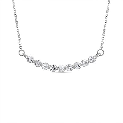Smile / Crescent Diamond Pendant | eBay