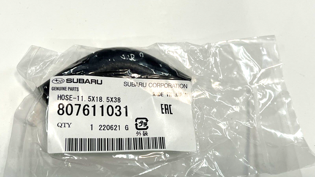 Genuine Subaru 1991-2020 Oil Cooler Hose 807611031 OEM for sale online ...