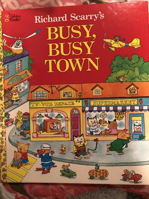 Richard Scarry’s Busy, Busy Town Hardcover 1994 | eBay