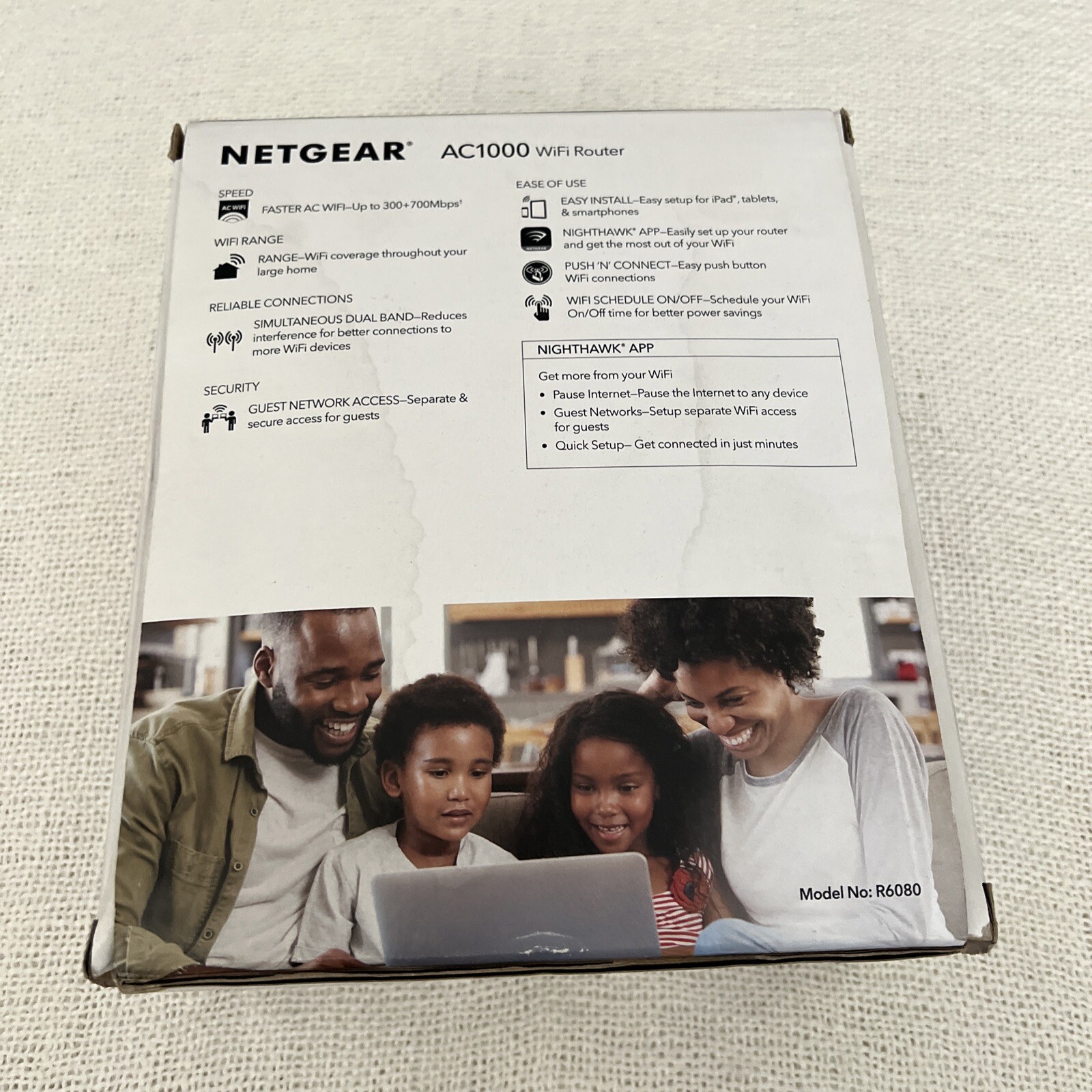 Netgear AC1000 WiFi Router WiFi 5 Model R6080 691043296590 | eBay