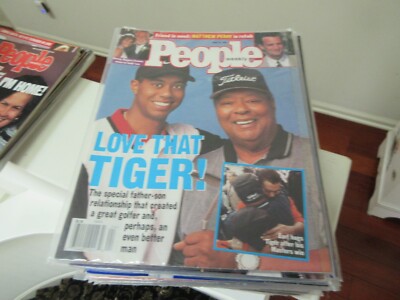 People Magazine June 16 1997 Earl and Tiger Woods Matthew Perry | eBay
