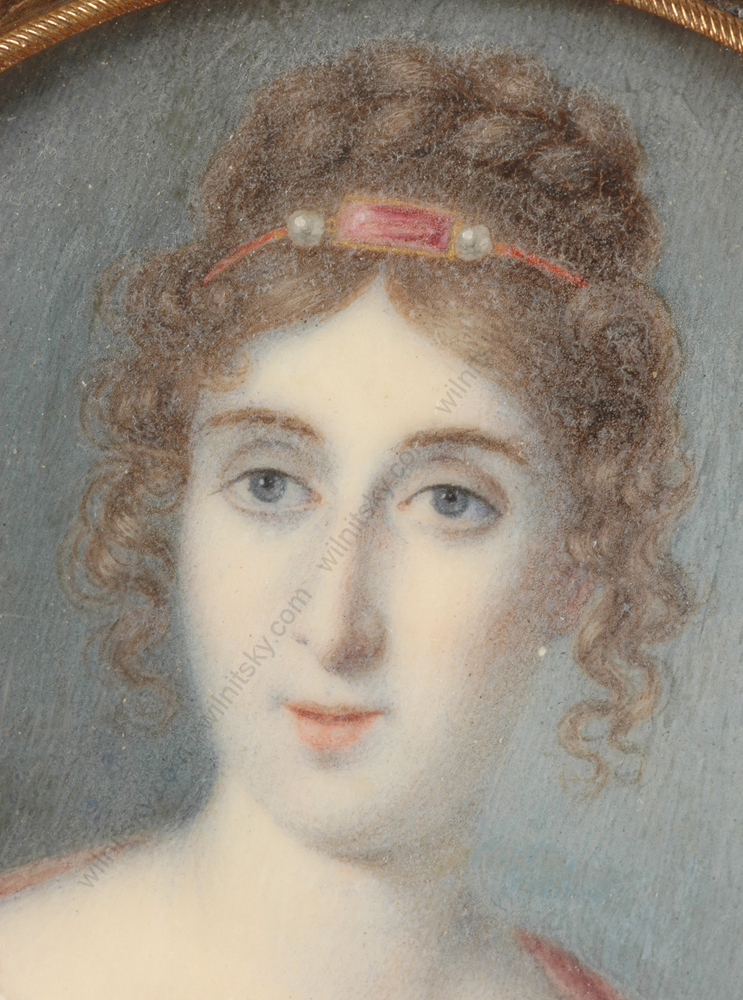 Bianca Boni (active early 19th Century) "Portrait of a young lady ...
