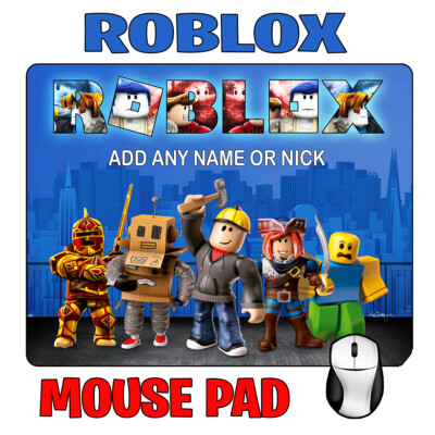 Personalised Roblox mouse pad mat for pc laptop mug - Add any name | eBay