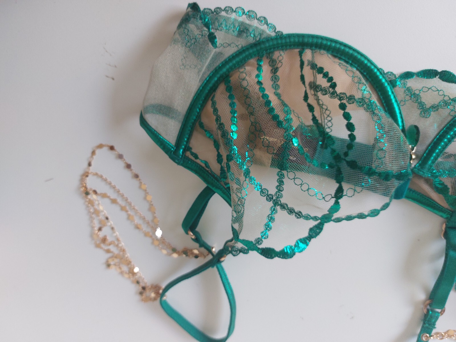 HONEY BIRDETTE GOLDY EMERALD BRA 10E - Gem