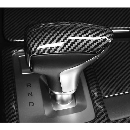 Carbon Fiber Pattern Inner Gear Shift Knob Cover Trim For Genesis G70 ...